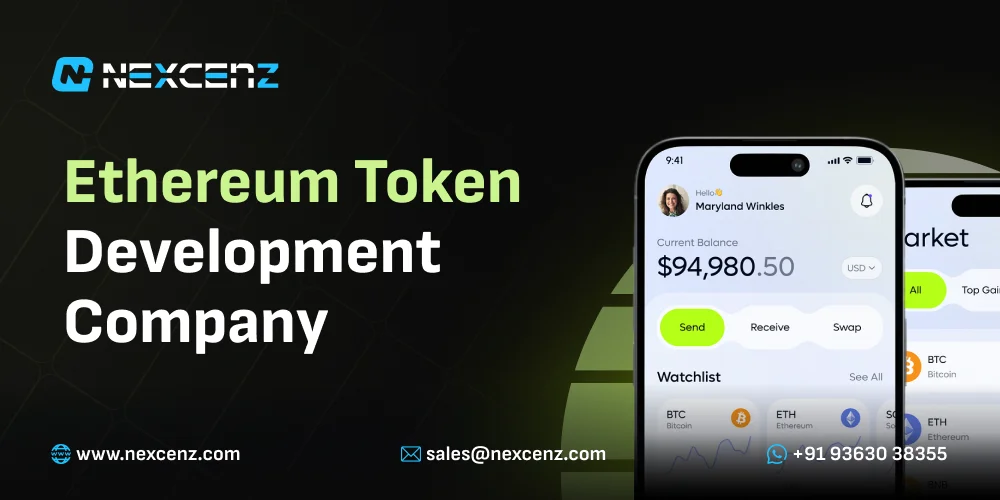 Ethereum Token Development - Nexcenz