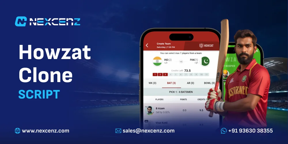 Howzat Clone Script | Howzat Clone Application - Nexcenz
