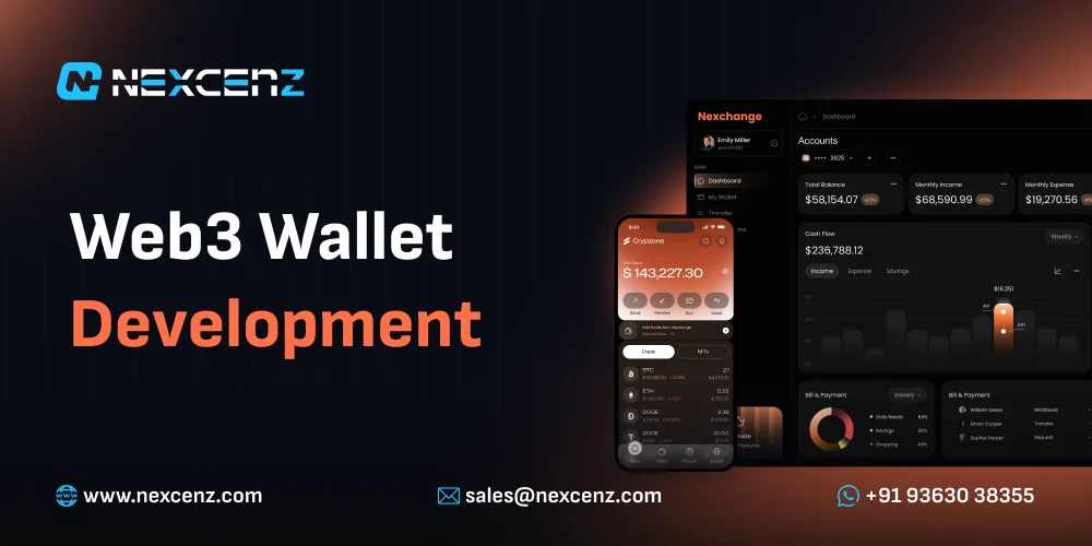 Web3 Wallet Development Company - Nexcenz